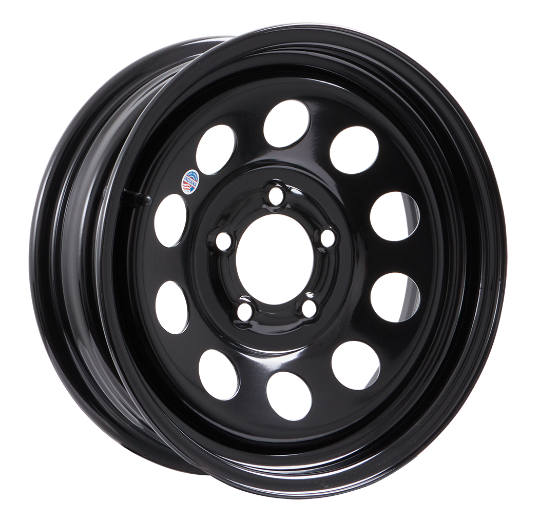 Indiana Wheel Company 15"x 5"- 5 on 4-1/2" Black Modular Steel Wheel ...